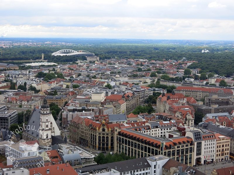 Eine Stadt aus der Vogelperspektive... - HEUTE MACHT DER HIMMEL BLAU