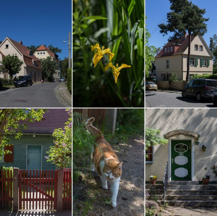 Spaziergang durch die Gartenstadt - Heute macht der Himmel blau